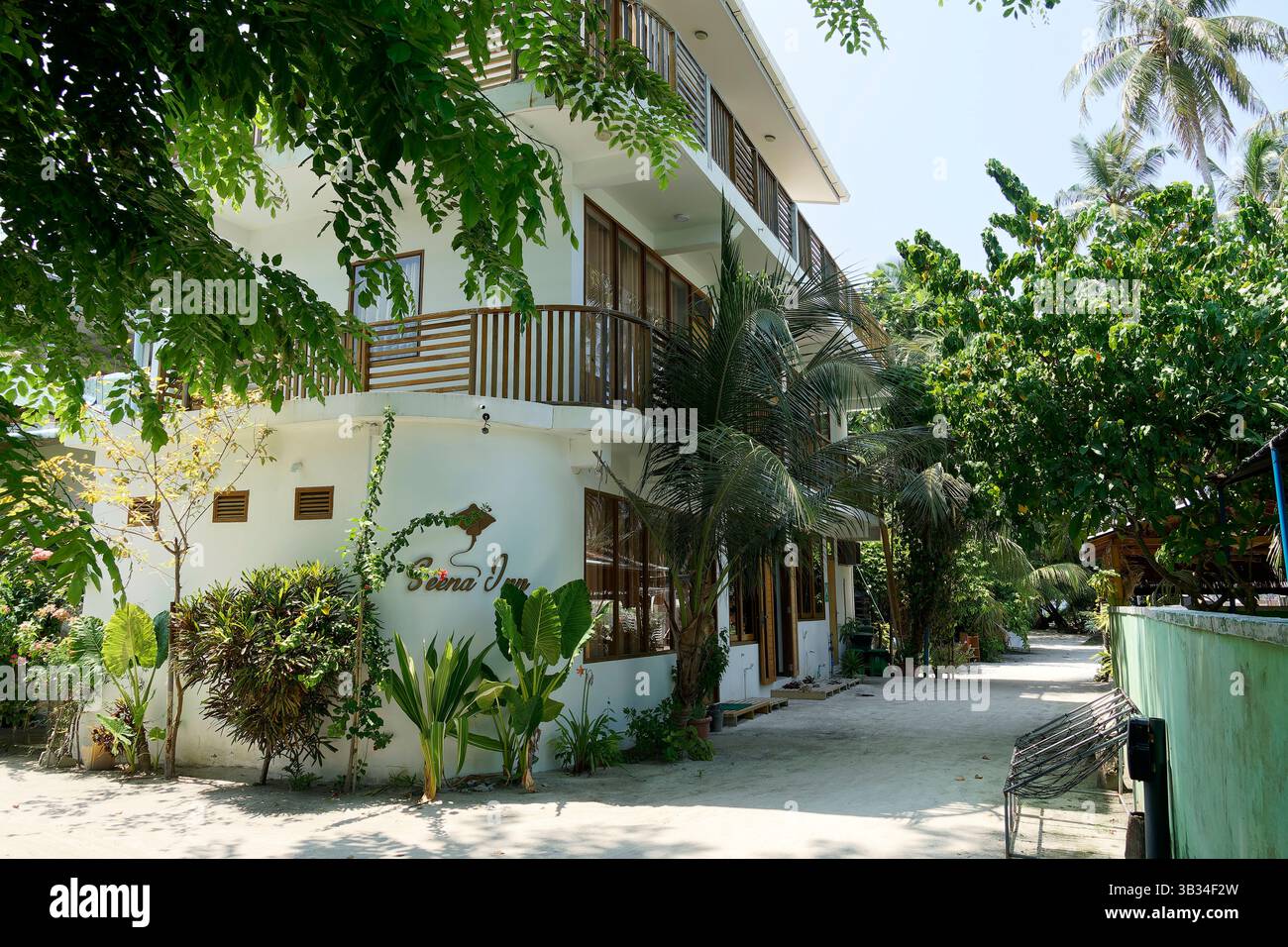 Fulidhoo Island, Maldive Islands, Vaavu Atoll, Asia Stock Photo - Alamy