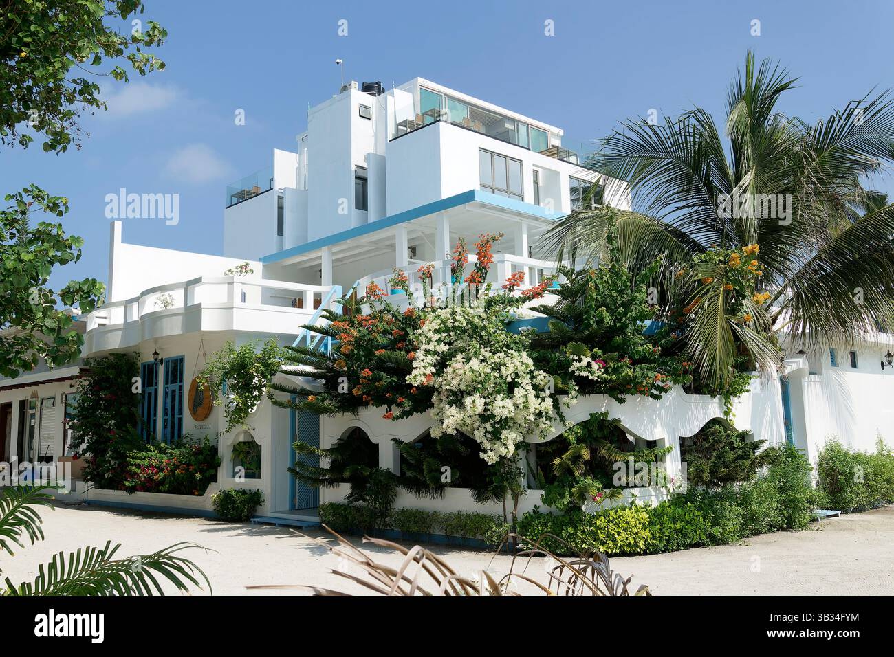Fulidhoo Island, Maldive Islands, Vaavu Atoll, Asia Stock Photo - Alamy