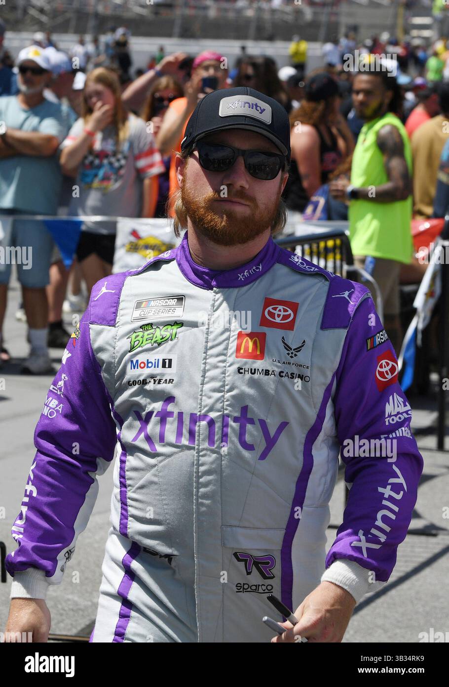 TALLADEGA, AL - APRIL 27: Tyler Reddick (#45 23XI Racing Xfinity Mobile ...