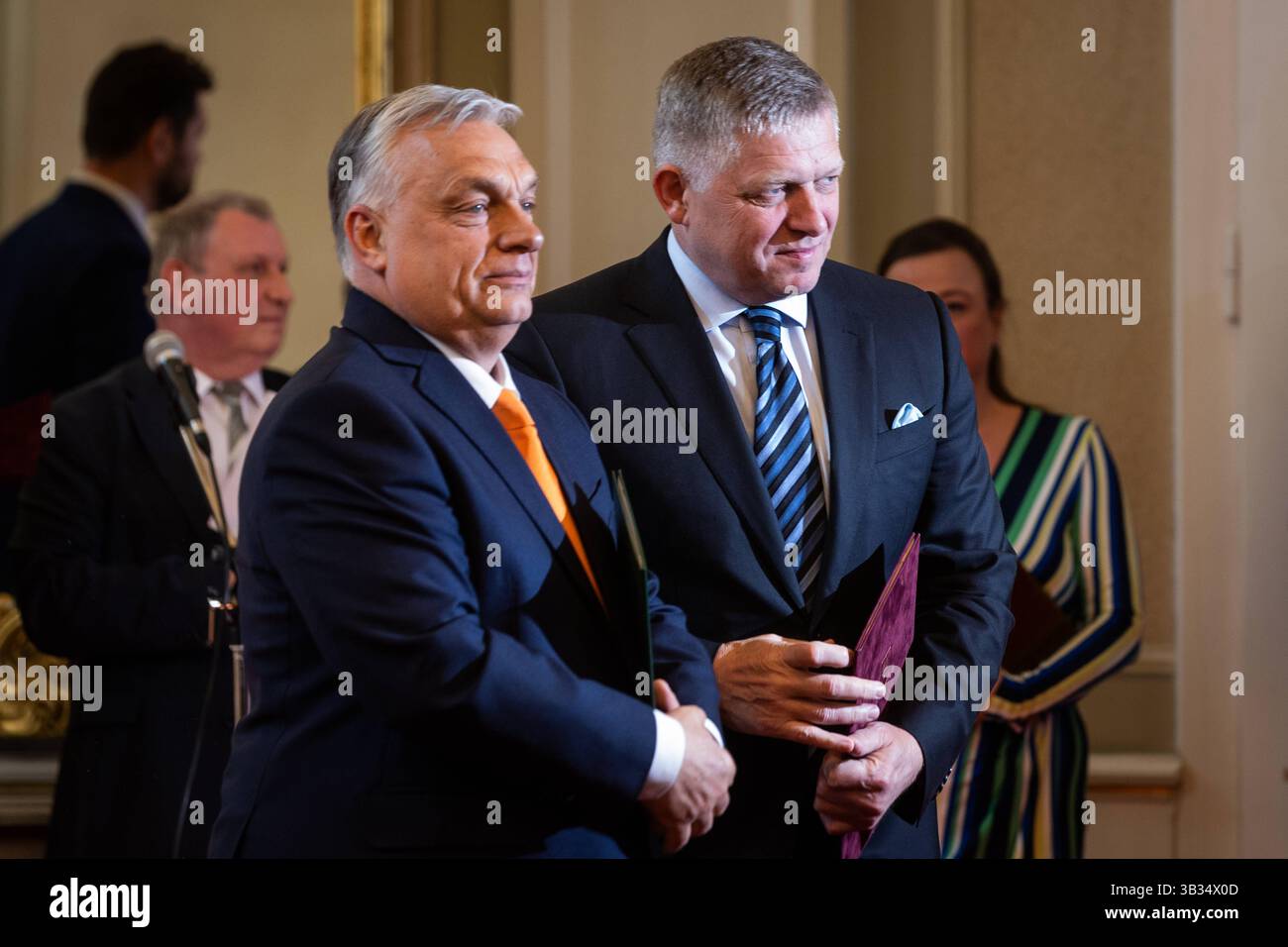 ROBERT FICO AND VIKTOR ORBAN MEETING IN BRATISLAVA Hungarian Prime ...