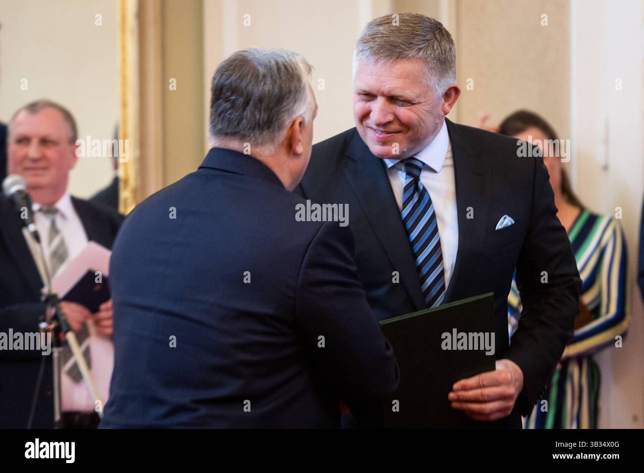 ROBERT FICO AND VIKTOR ORBAN MEETING IN BRATISLAVA Hungarian Prime ...