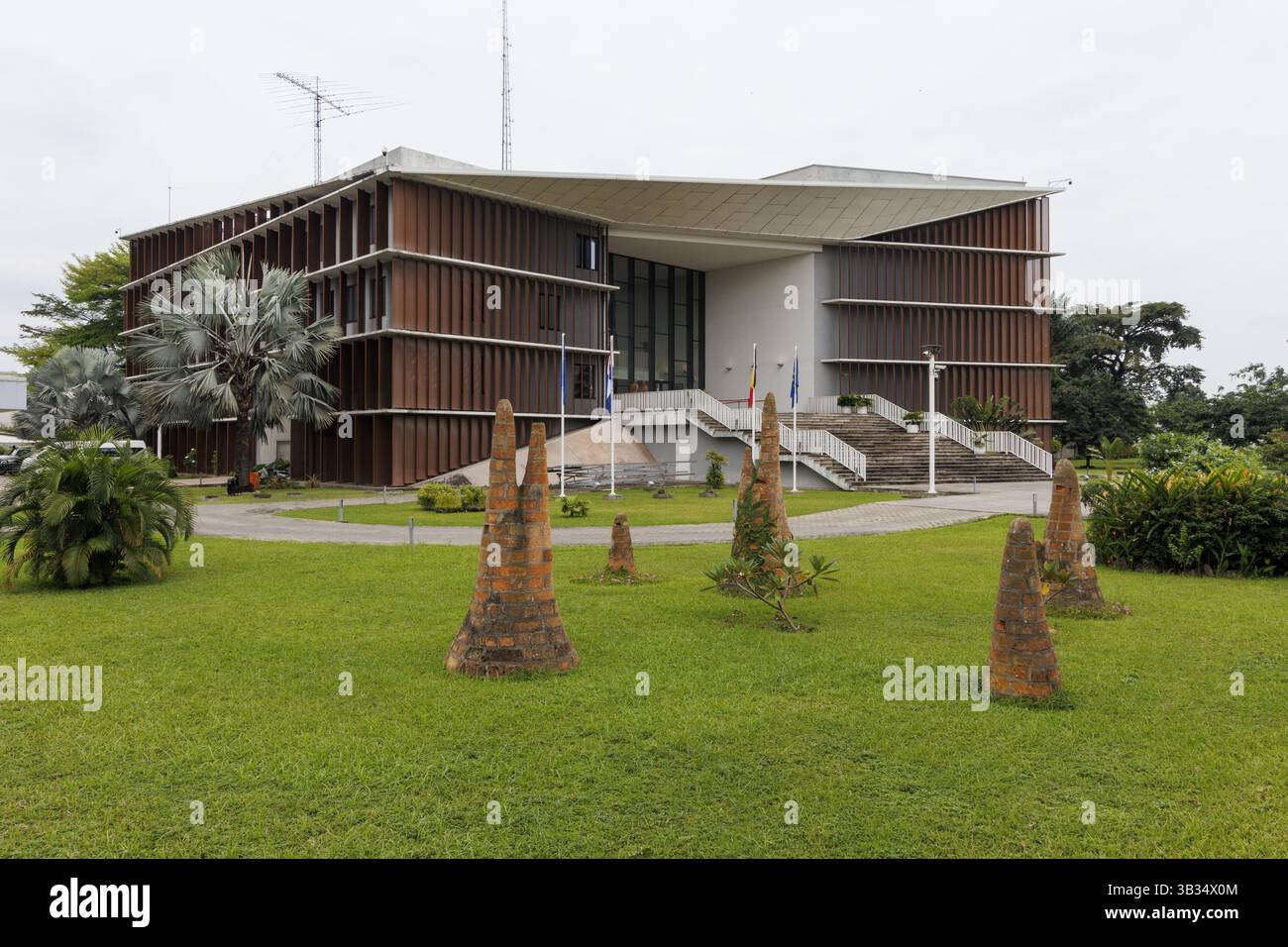 This picture shows in Belgian embassy in Kinshasa, DRC Congo, Monday 28 ...