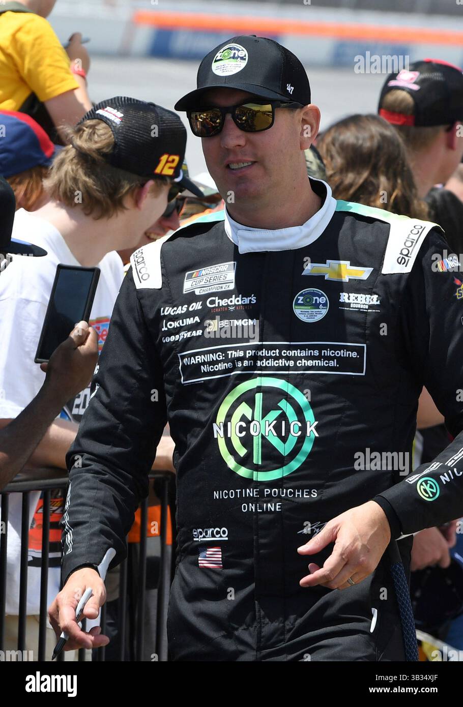 TALLADEGA, AL - APRIL 27: Kyle Busch (#8 Richard Childress Racing ...