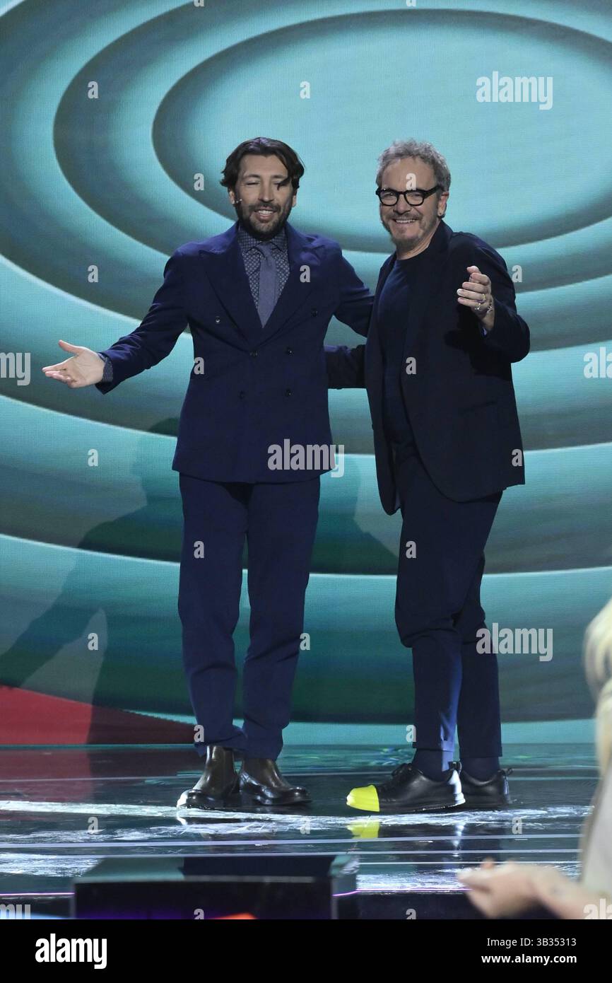 Rome, Italy. 28th Apr, 2025. Rome: Rai Studios ex Dear. Truth or Dare ...