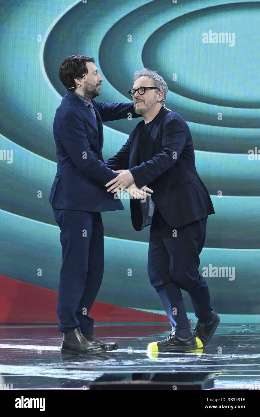 Rome, Italy. 28th Apr, 2025. Rome: Rai Studios ex Dear. Transmission of ...