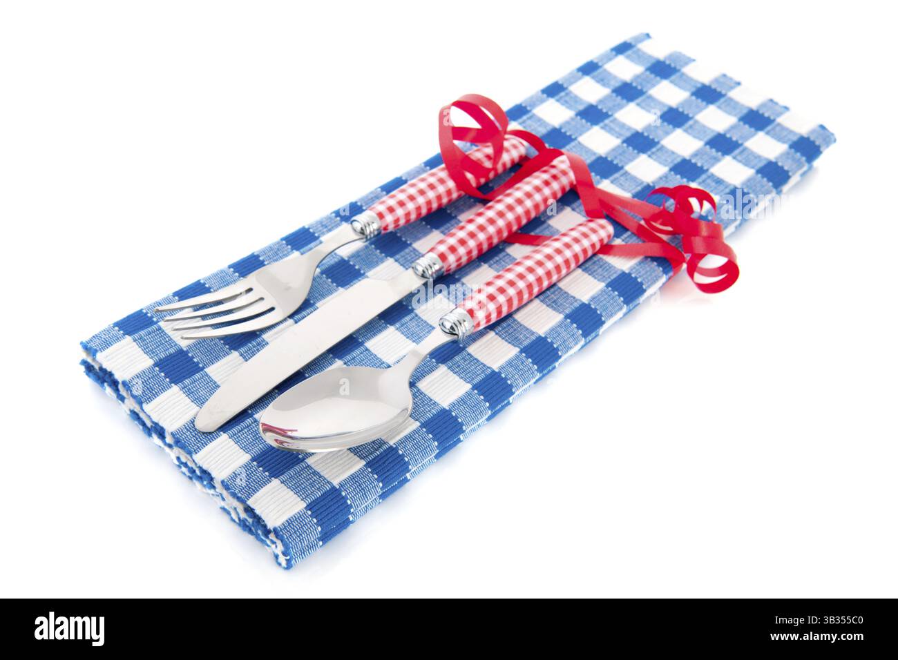 Bright colored cutlery Cut Out Stock Images & Pictures - Alamy