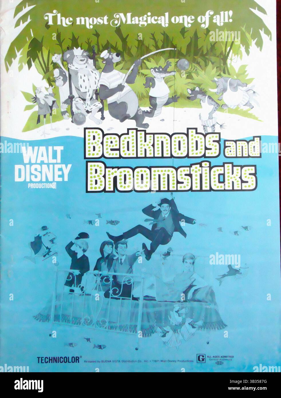 Bedknobs and broomsticks poster hi-res stock photography and images - Alamy