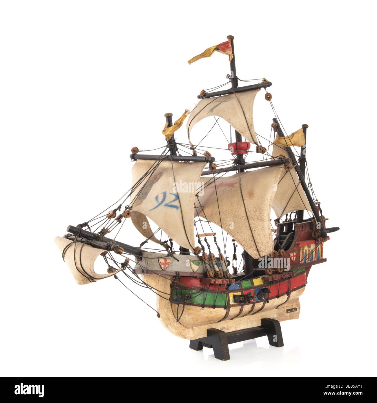 Old pleasure boat Cut Out Stock Images & Pictures - Alamy