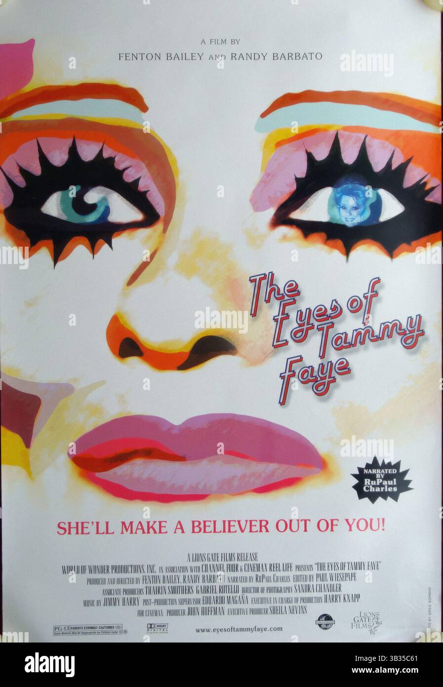 EYES OF TAMMY FAYE, THE - Original vintage movie poster Stock Photo - Alamy