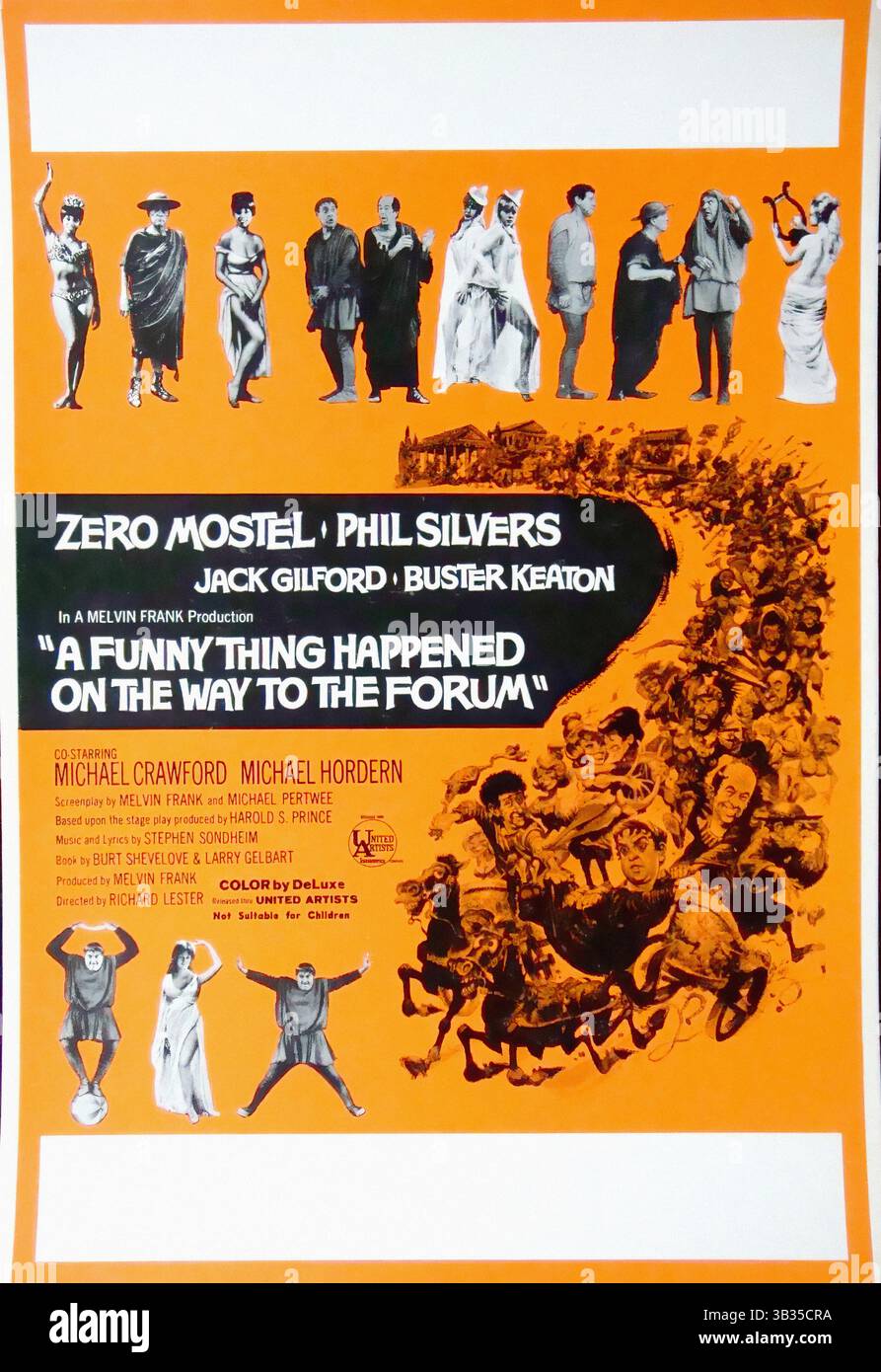 FUNNY THING HAPPENED ON THE WAY TO THE FORUM - Original vintage movie ...
