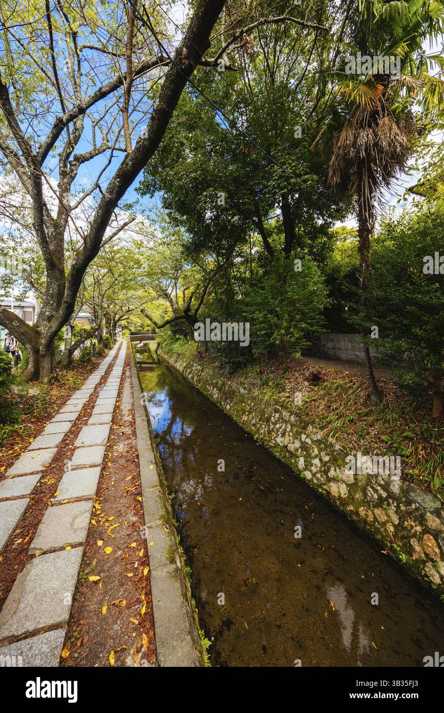 KYOTO, JAPAN - SEPTEMBER 23, 2024: Scenic landscape in autumn along the ...