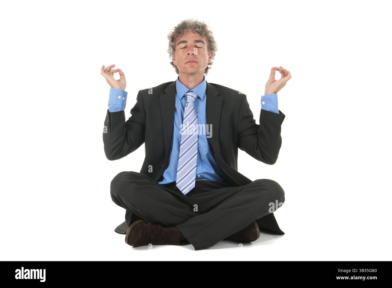 Business men sitting in Cut Out Stock Images & Pictures - Alamy