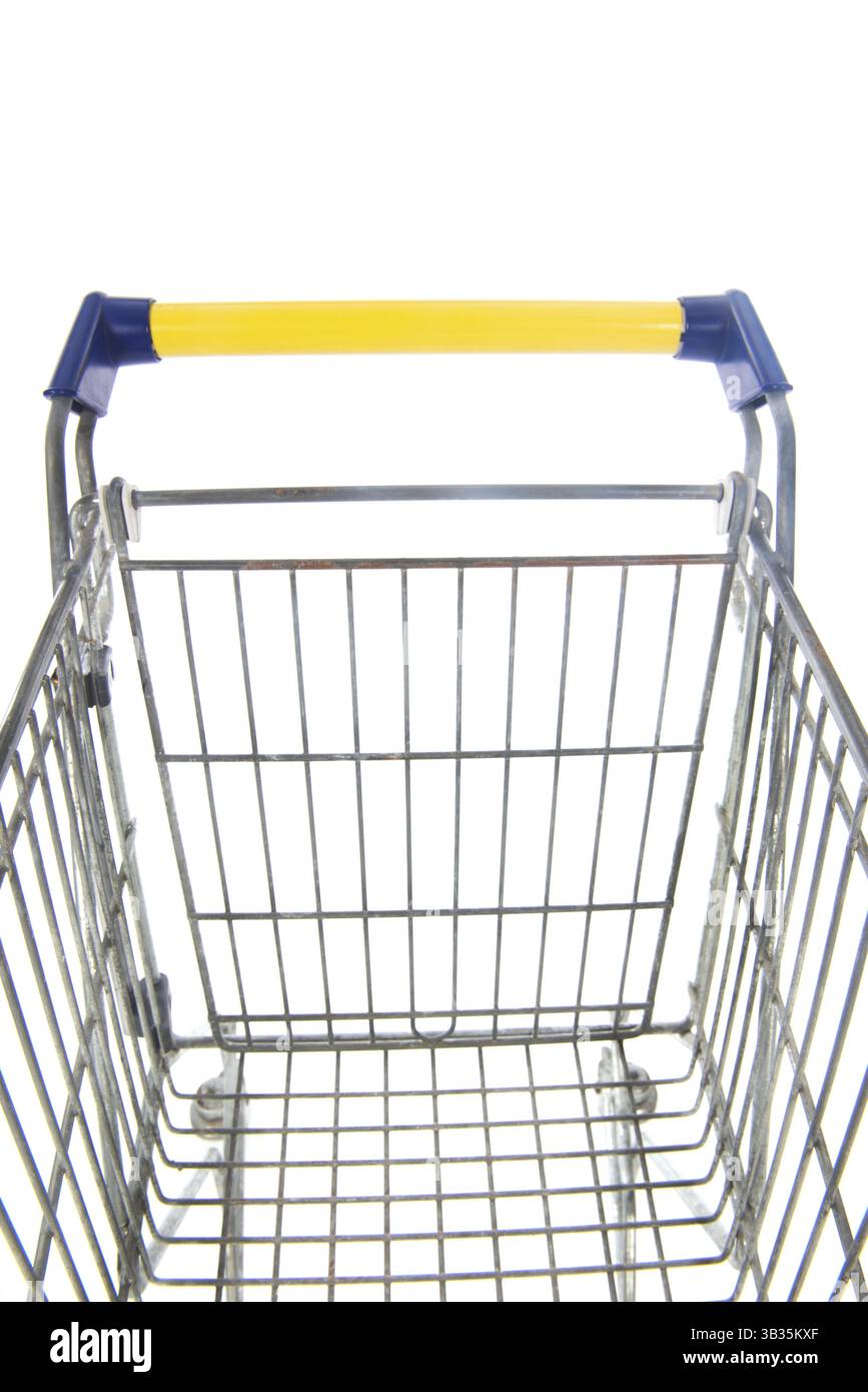 Blue metal pushcarts hi-res stock photography and images - Alamy