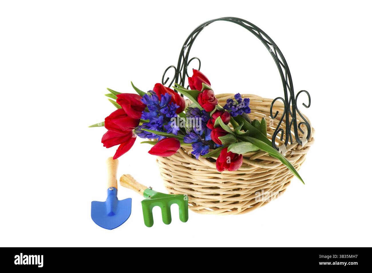 Spring baskets Cut Out Stock Images & Pictures - Alamy