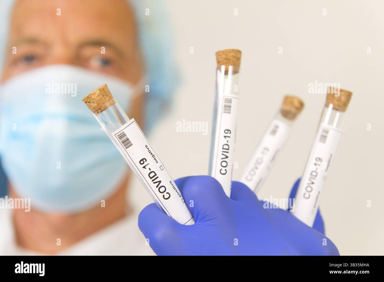 Laboratory testing tubes doctor hi-res stock photography and images - Alamy