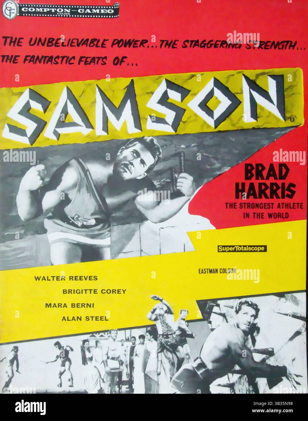 SAMSON (1961) 002 - Original vintage movie poster Stock Photo - Alamy