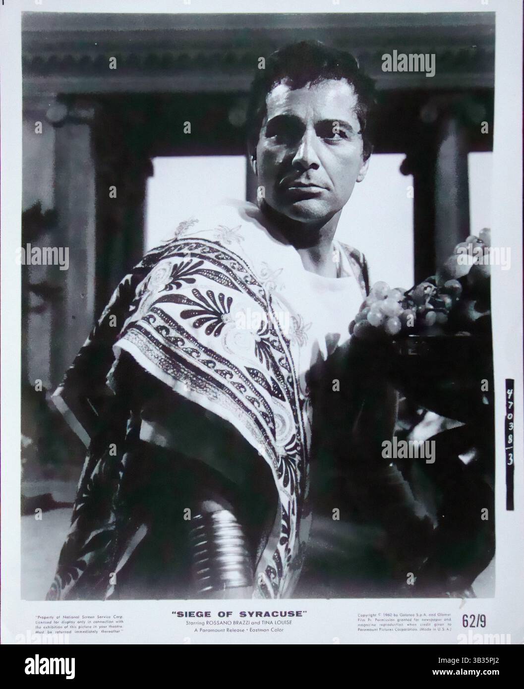 SIEGE OF SYRACUSE (1960) 004 - Original vintage movie poster Stock ...