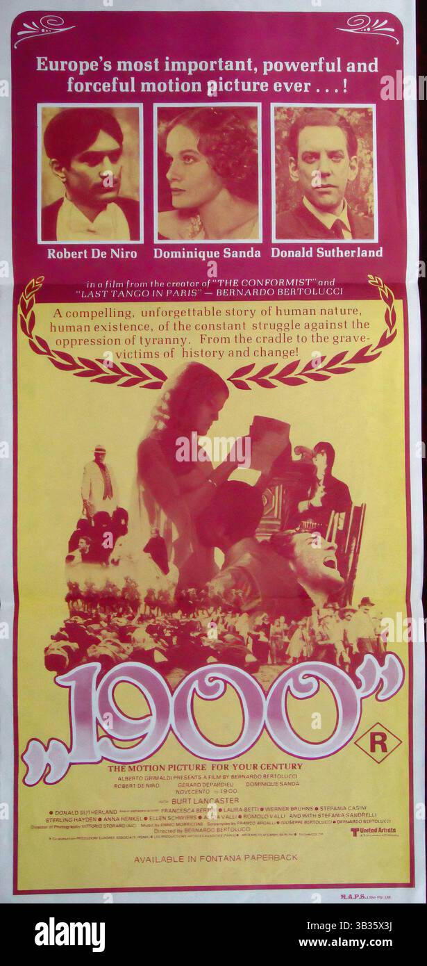 Movie poster 1900 hi-res stock photography and images - Alamy