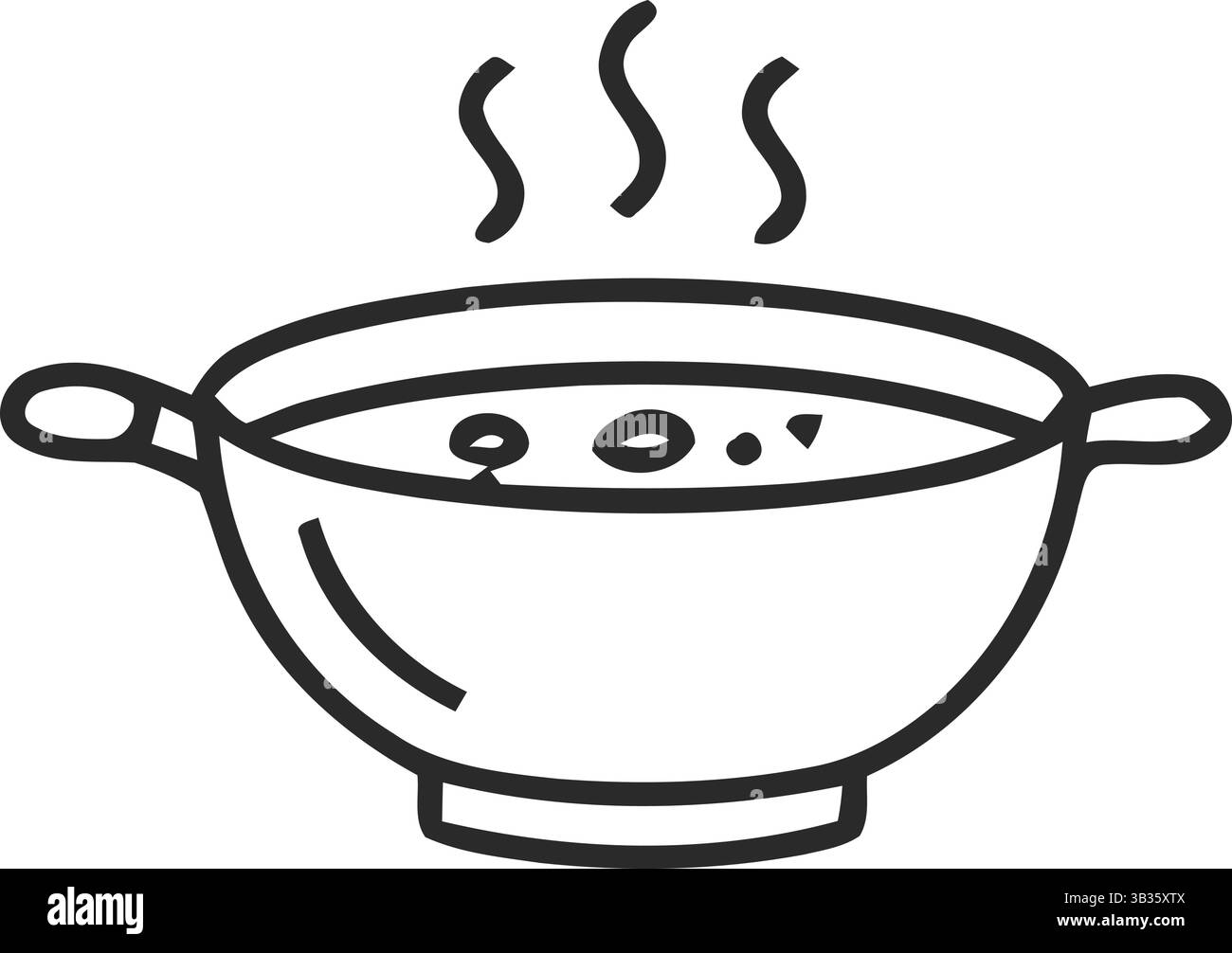 Hearty soup dish Stock Vector Images - Alamy