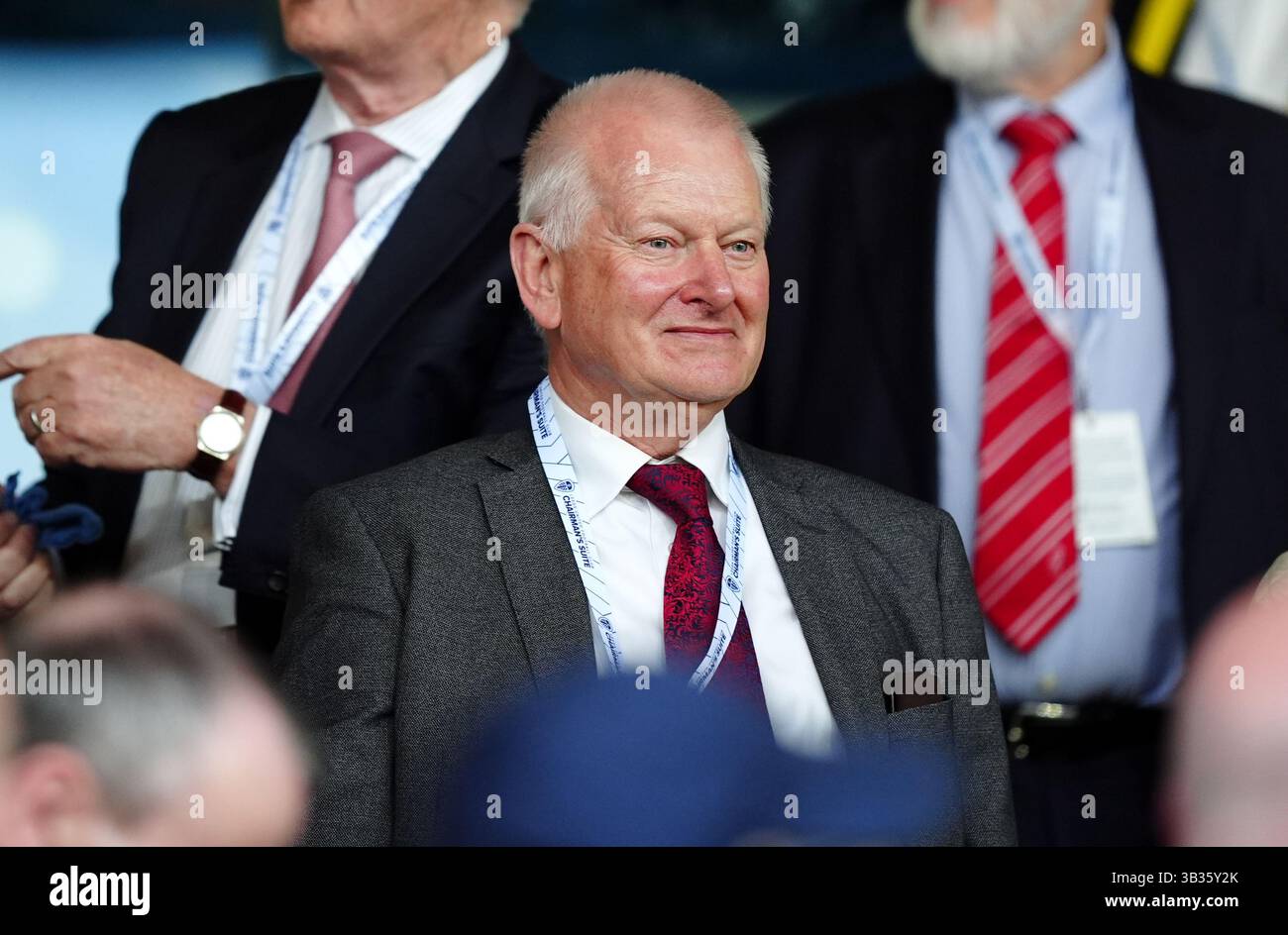 Bristol City owner Steve Lansdown in the stands ahead of the Sky Bet ...