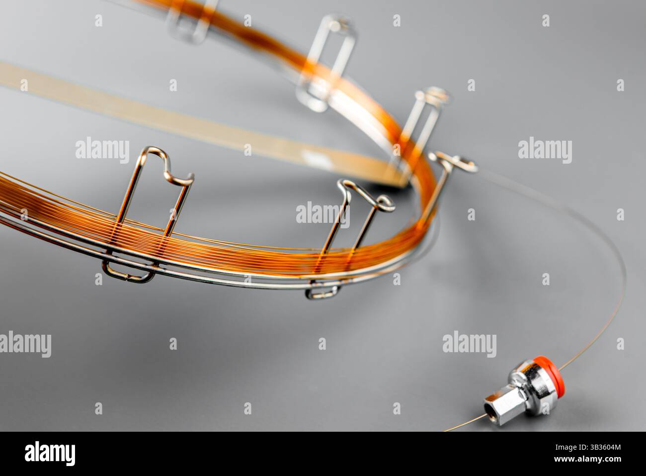 Capillary column. column equipment for Gas chromatography Stock Photo ...