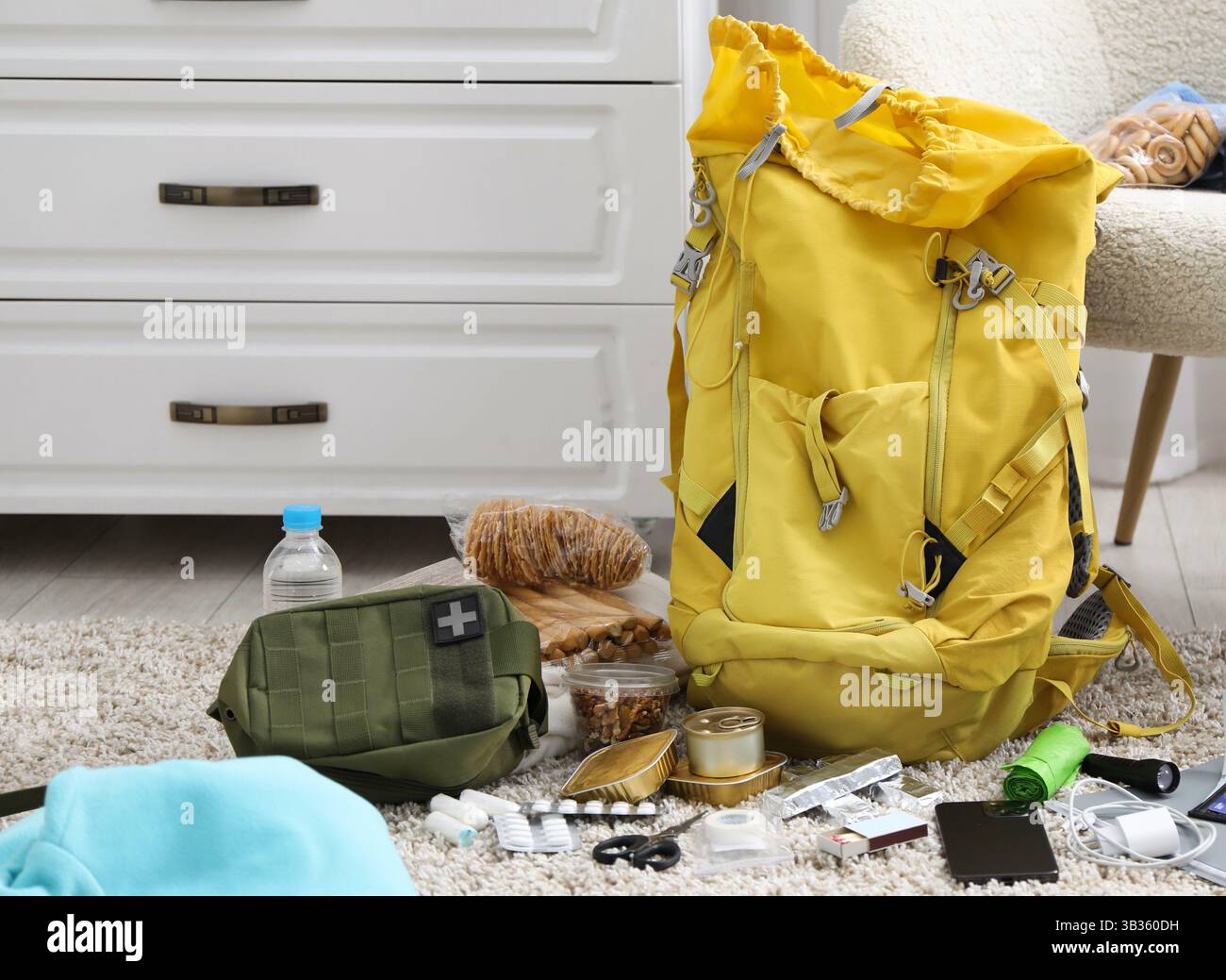 Survival kit different emergency hi-res stock photography and images ...