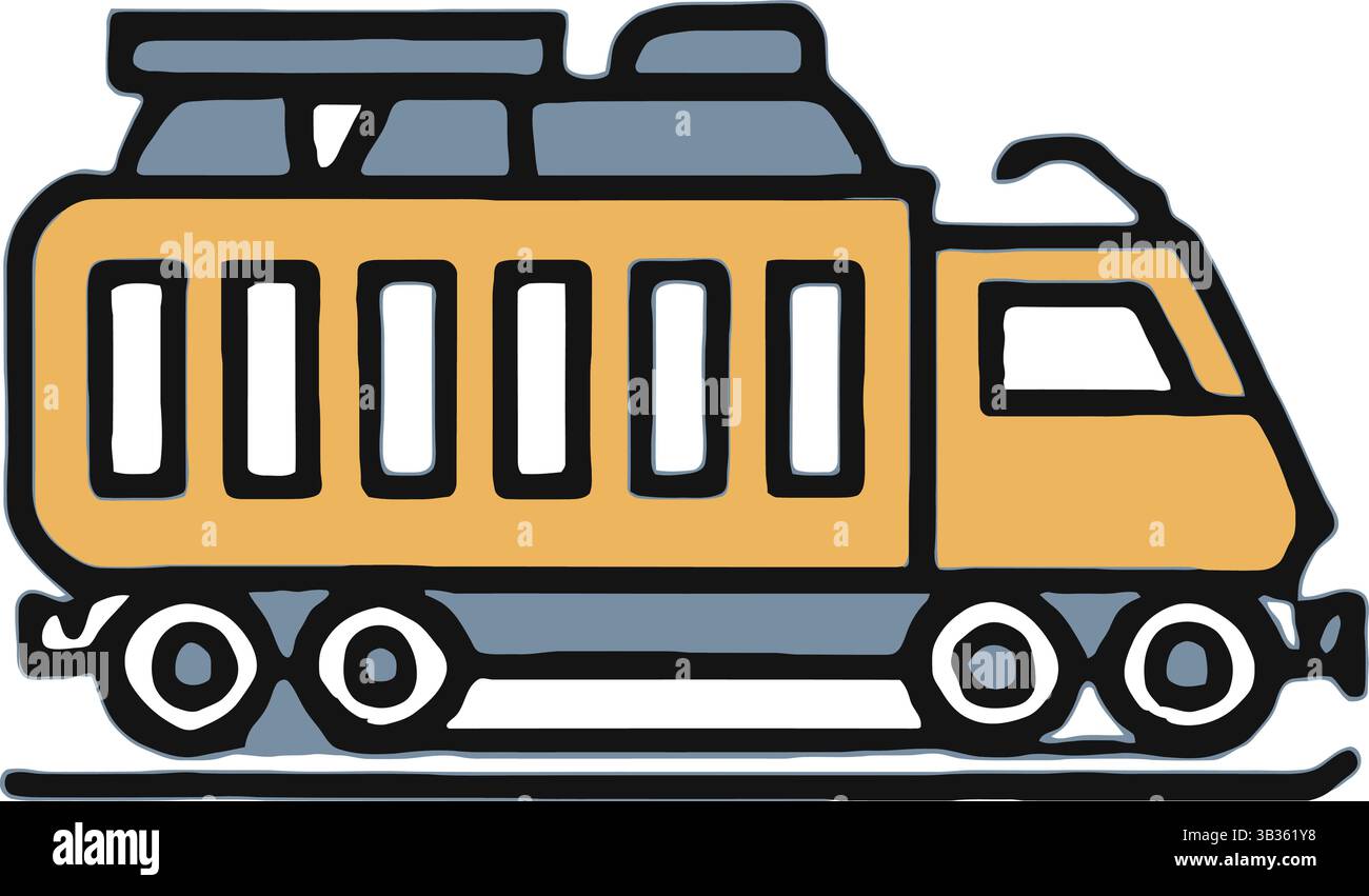 Beginners train design hi-res stock photography and images - Alamy