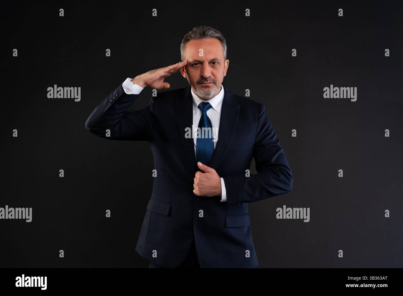 Formal military pose hi-res stock photography and images - Alamy