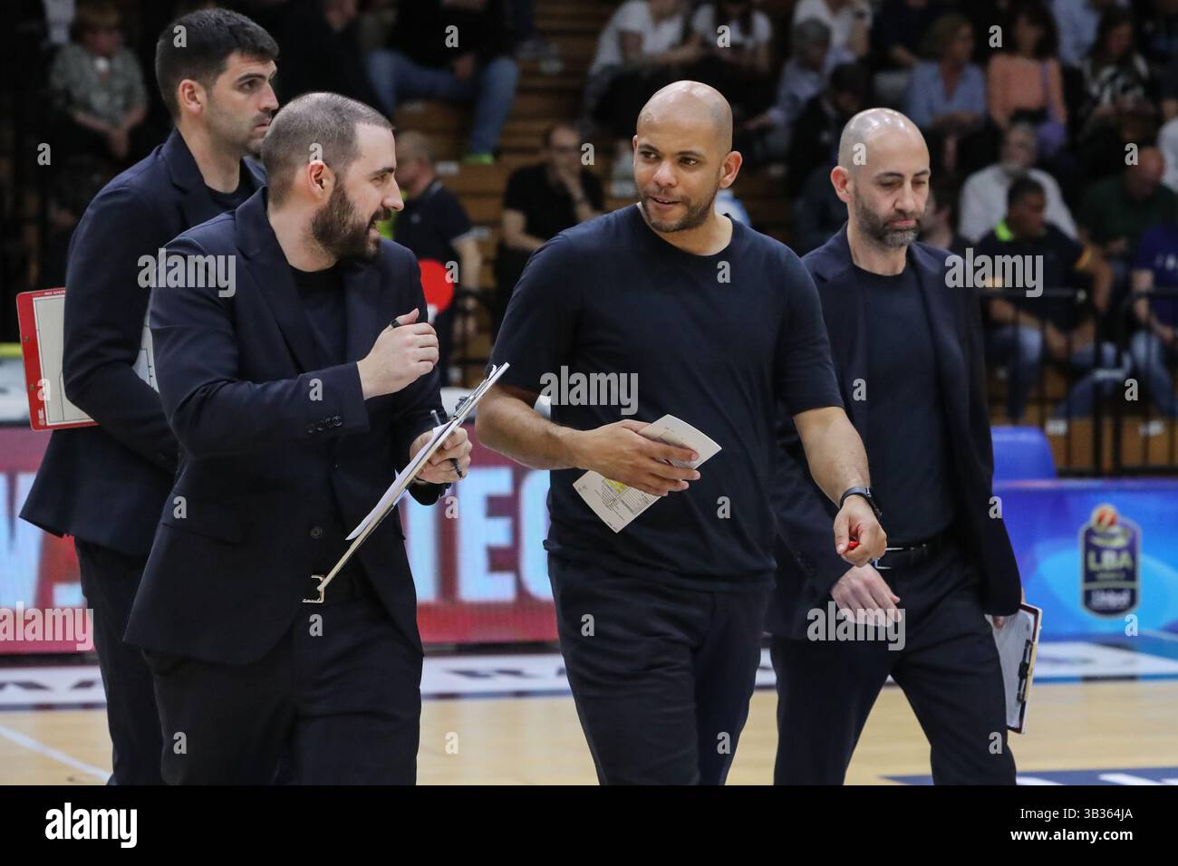 Cremona, Italy. 28th Apr, 2025. Jamion Christian (Pallacanestro Trieste ...