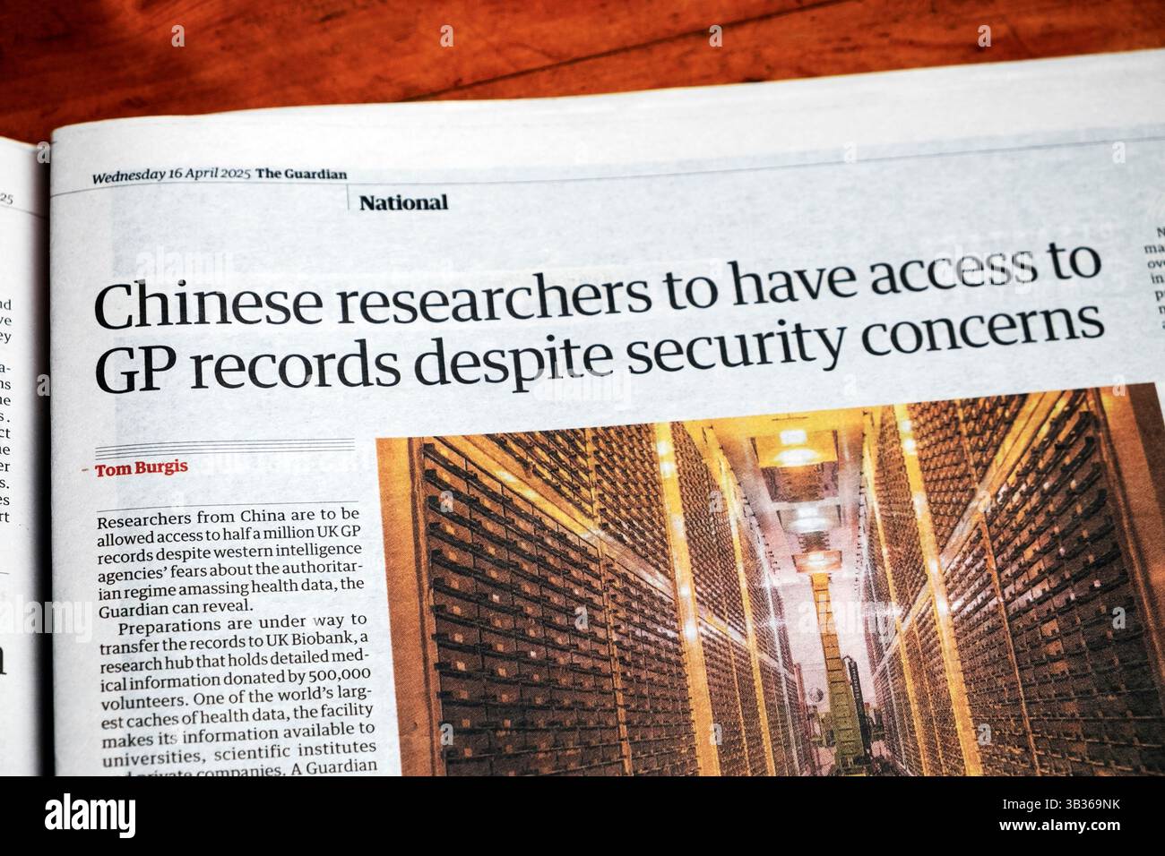 'Chinese researchers to have access to GP records despite security ...