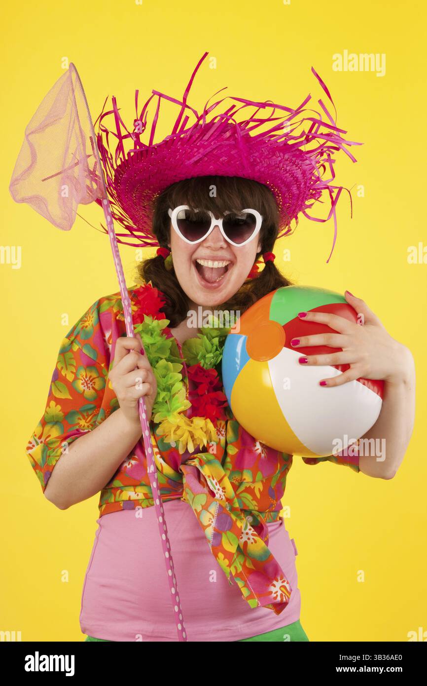 Tropical fun at the beach Stock Photo - Alamy