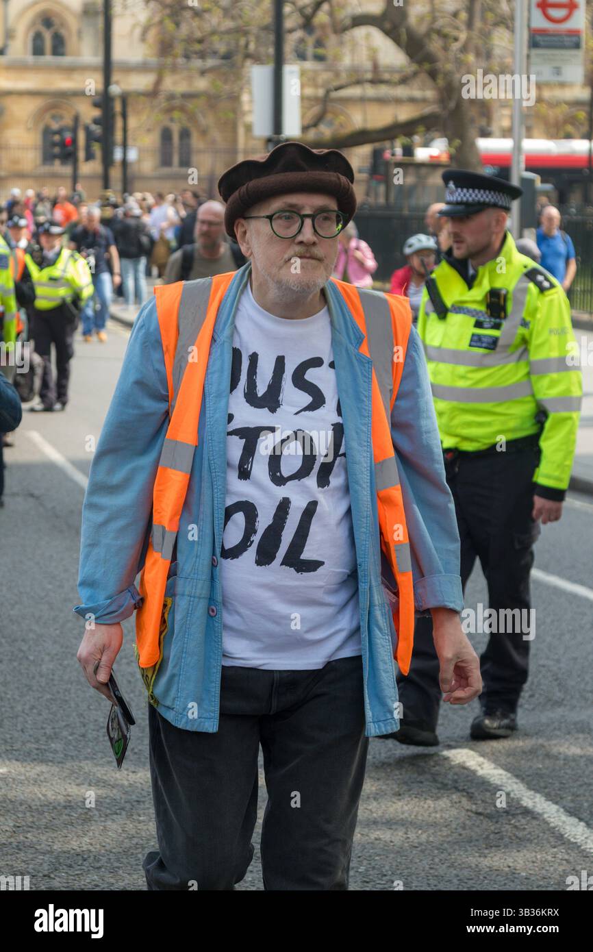 London, United Kingdom, 26th April 2025:- Members of Just Stop Oil ...