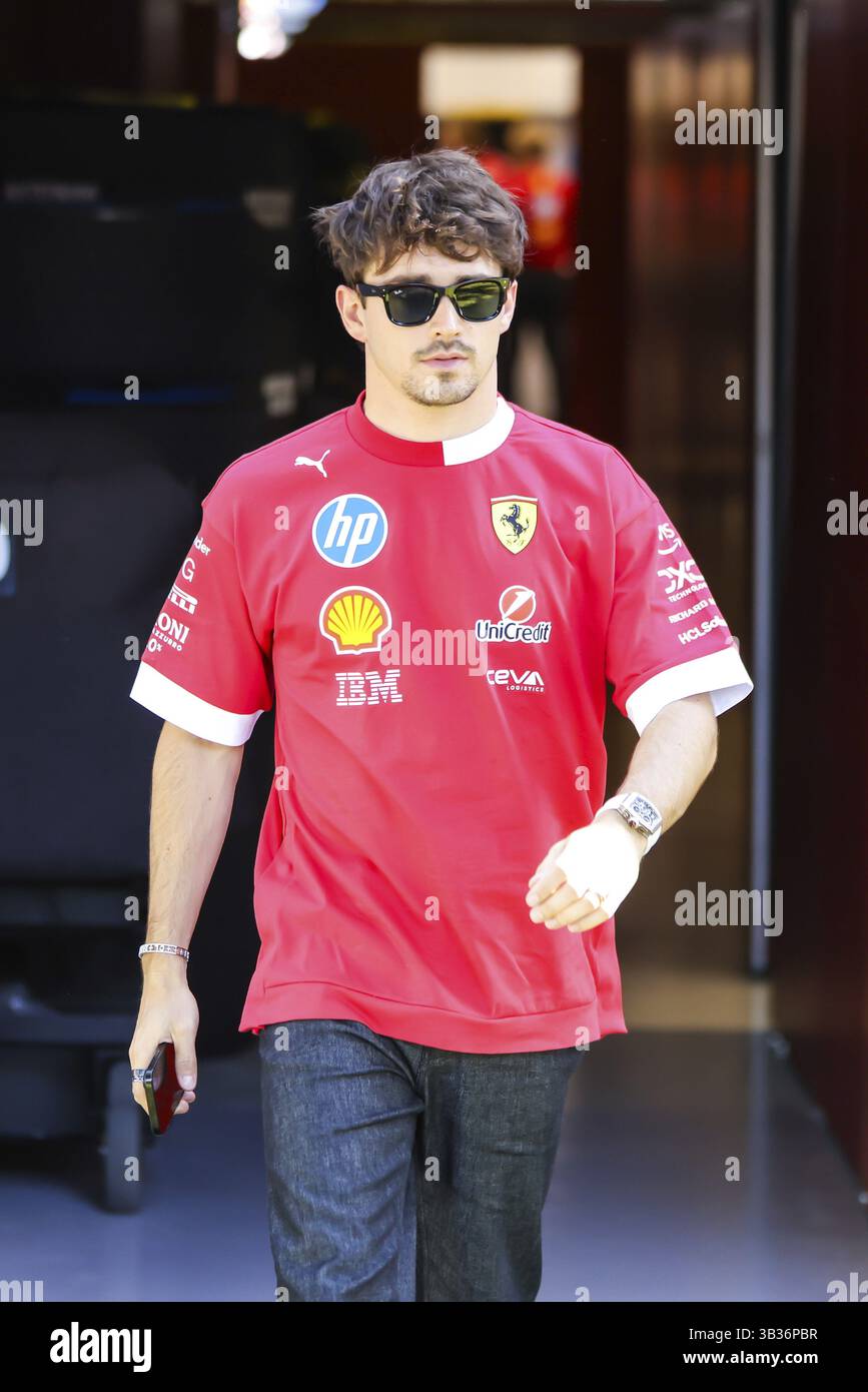 MELBOURNE, AUSTRALIA - MARCH 13: Charles LeClerc of Monaco and Scuderia ...