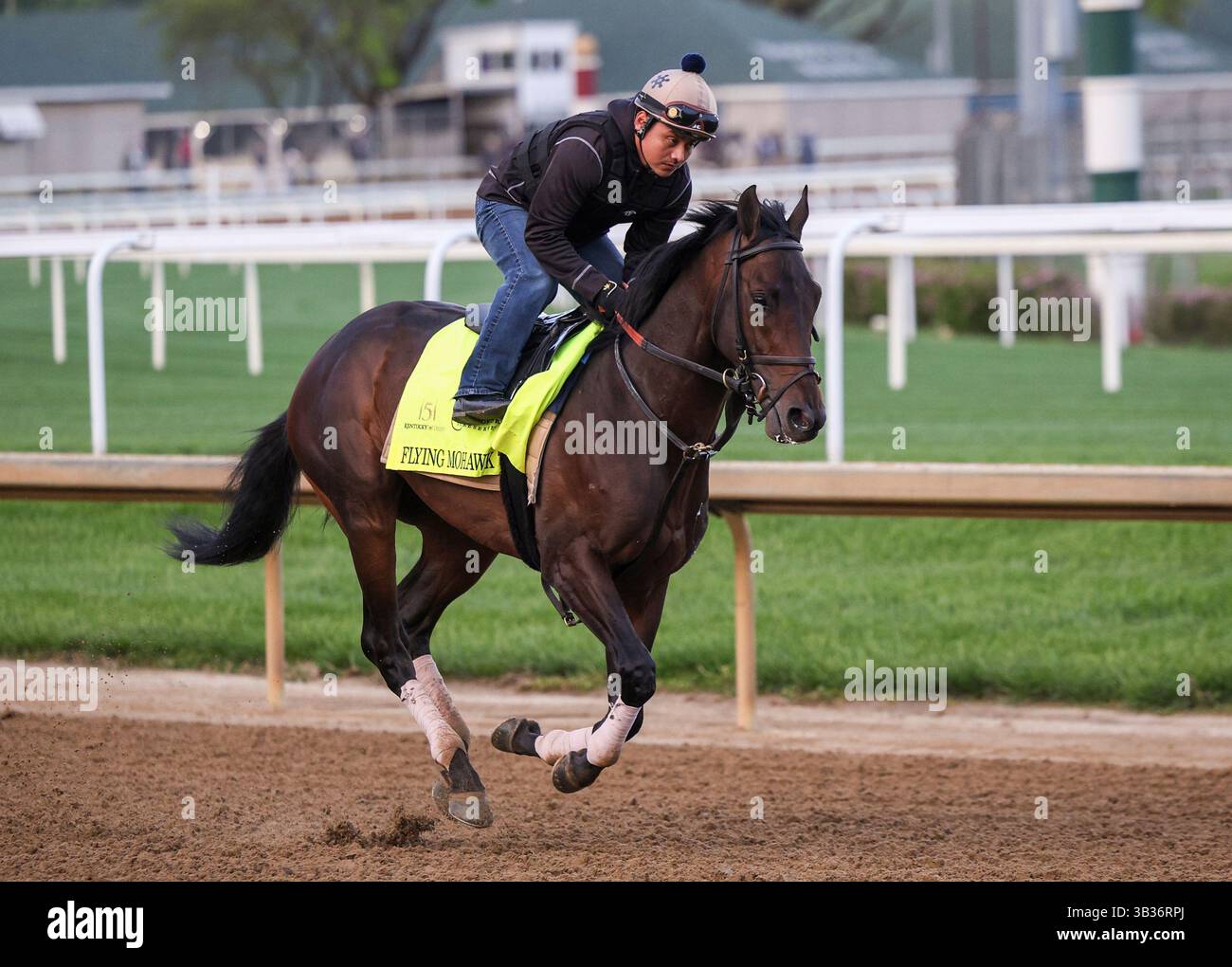 April 28, 2025, Louisville, Ky, USA: Flying Mohawk, trained by Whit ...