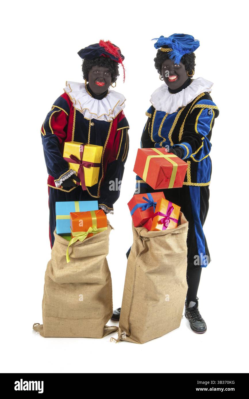 Dutch characters as black petes for typical Sinterklaas holidayswith ...