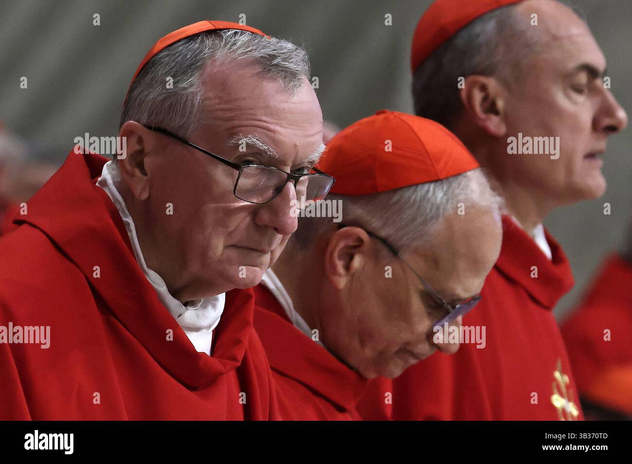 Vatican. April 28, 2025 - Vatican City. Cardinal Reina celebrates mass ...