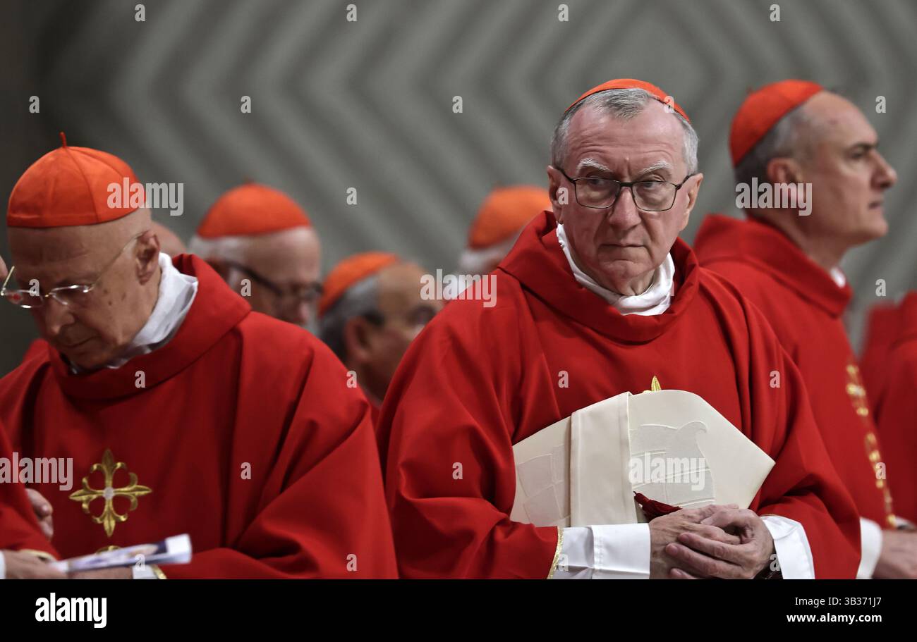 Vatican. April 28, 2025 - Vatican City. Cardinal Reina celebrates mass ...