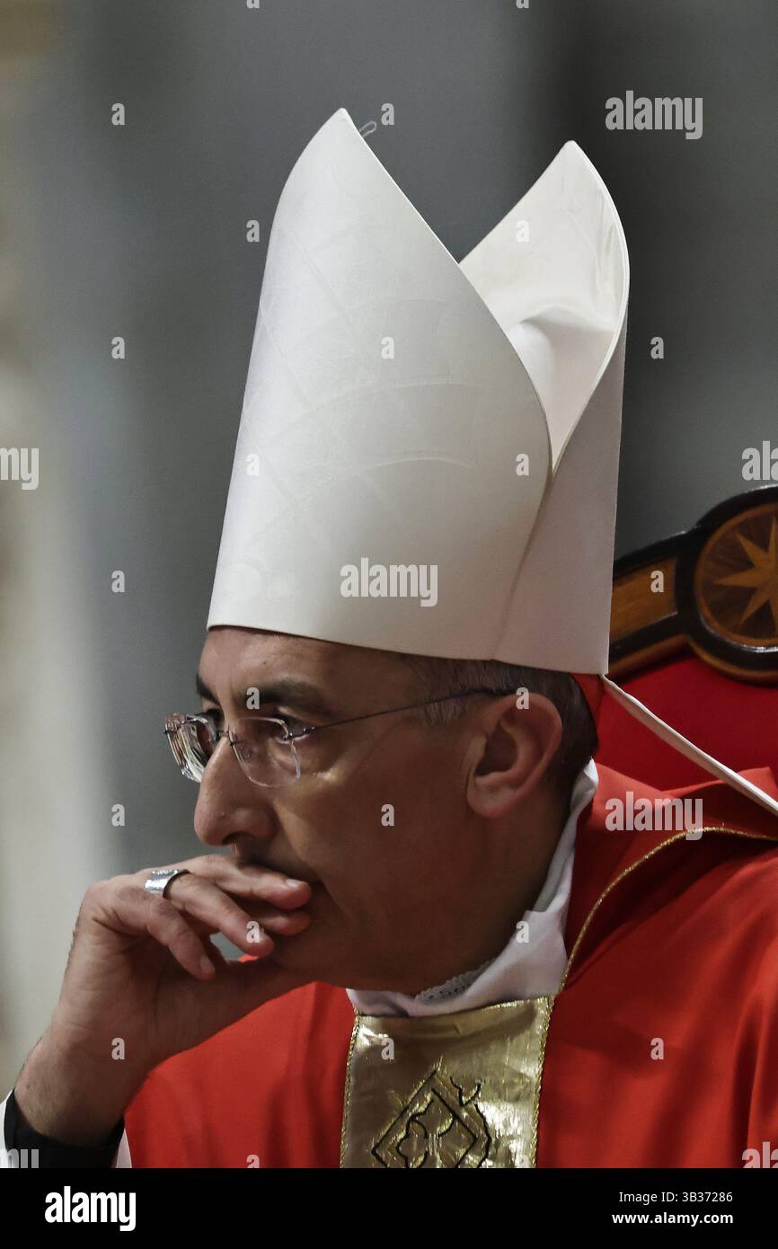 Vatican. April 28, 2025 - Vatican City. Cardinal Reina celebrates mass ...
