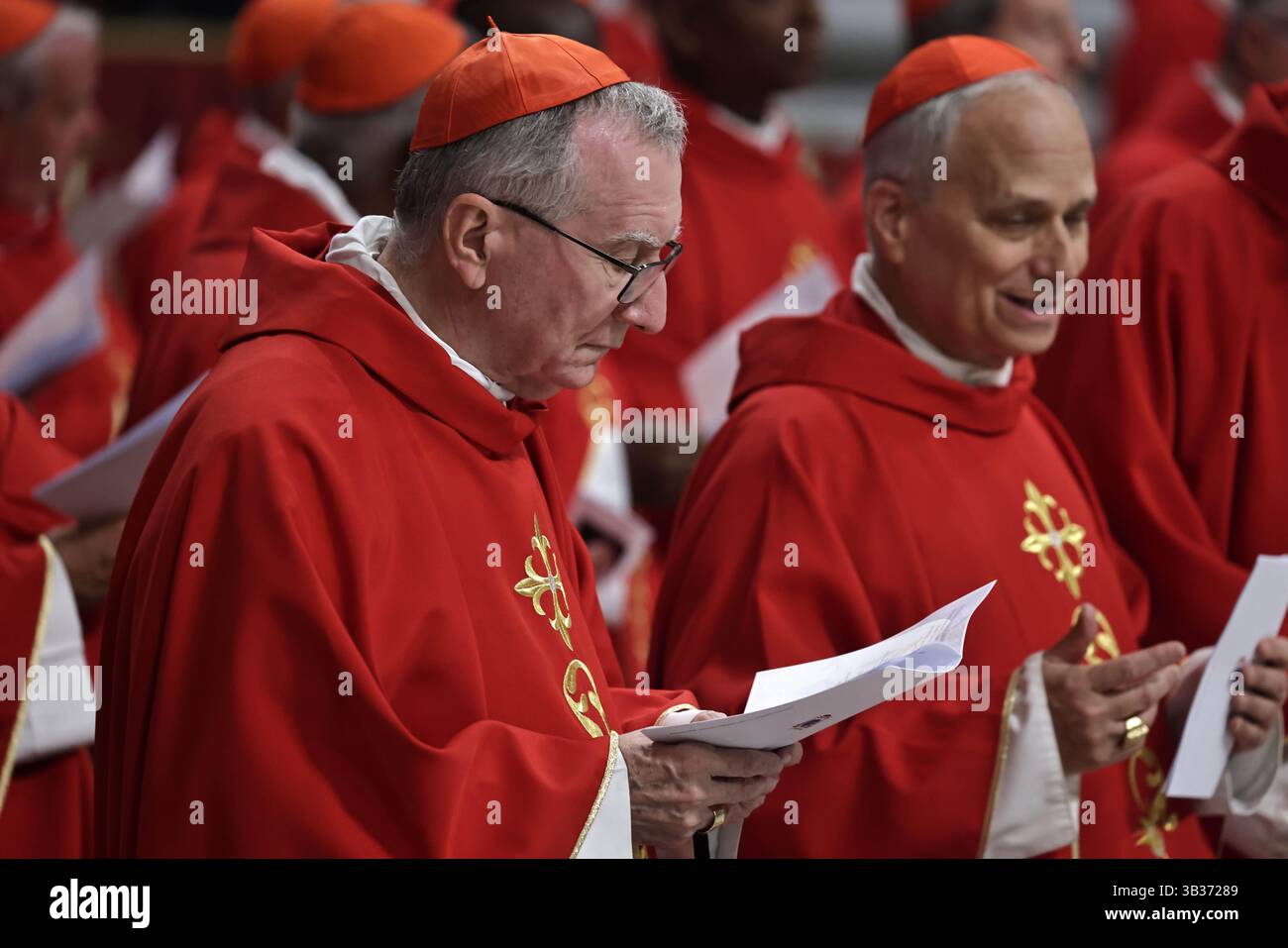 Vatican. April 28, 2025 - Vatican City. Cardinal Reina celebrates mass ...