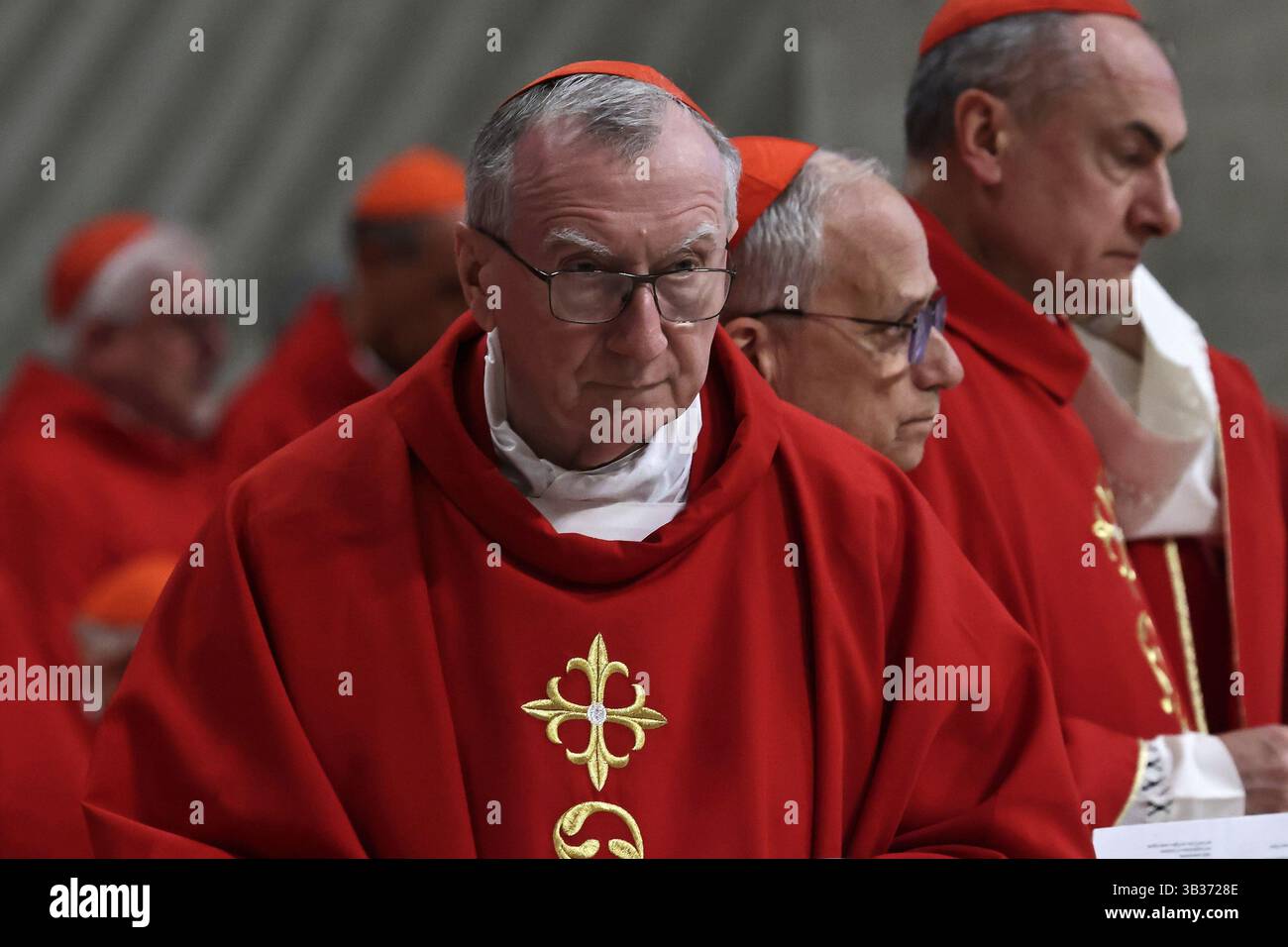 Vatican. April 28, 2025 - Vatican City. Cardinal Reina celebrates mass ...