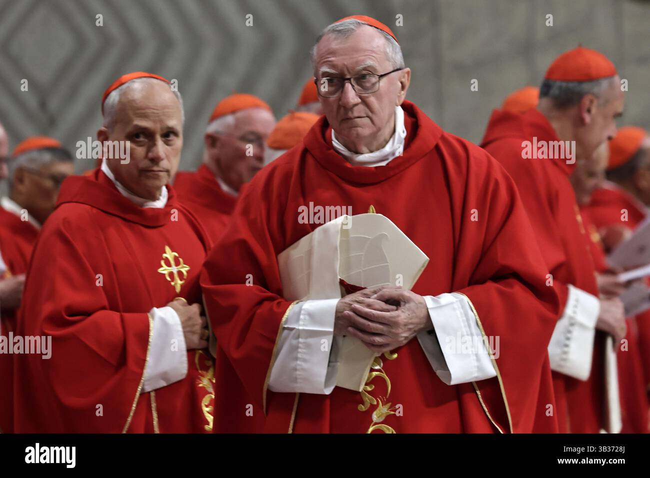 Vatican. April 28, 2025 - Vatican City. Cardinal Reina celebrates mass ...