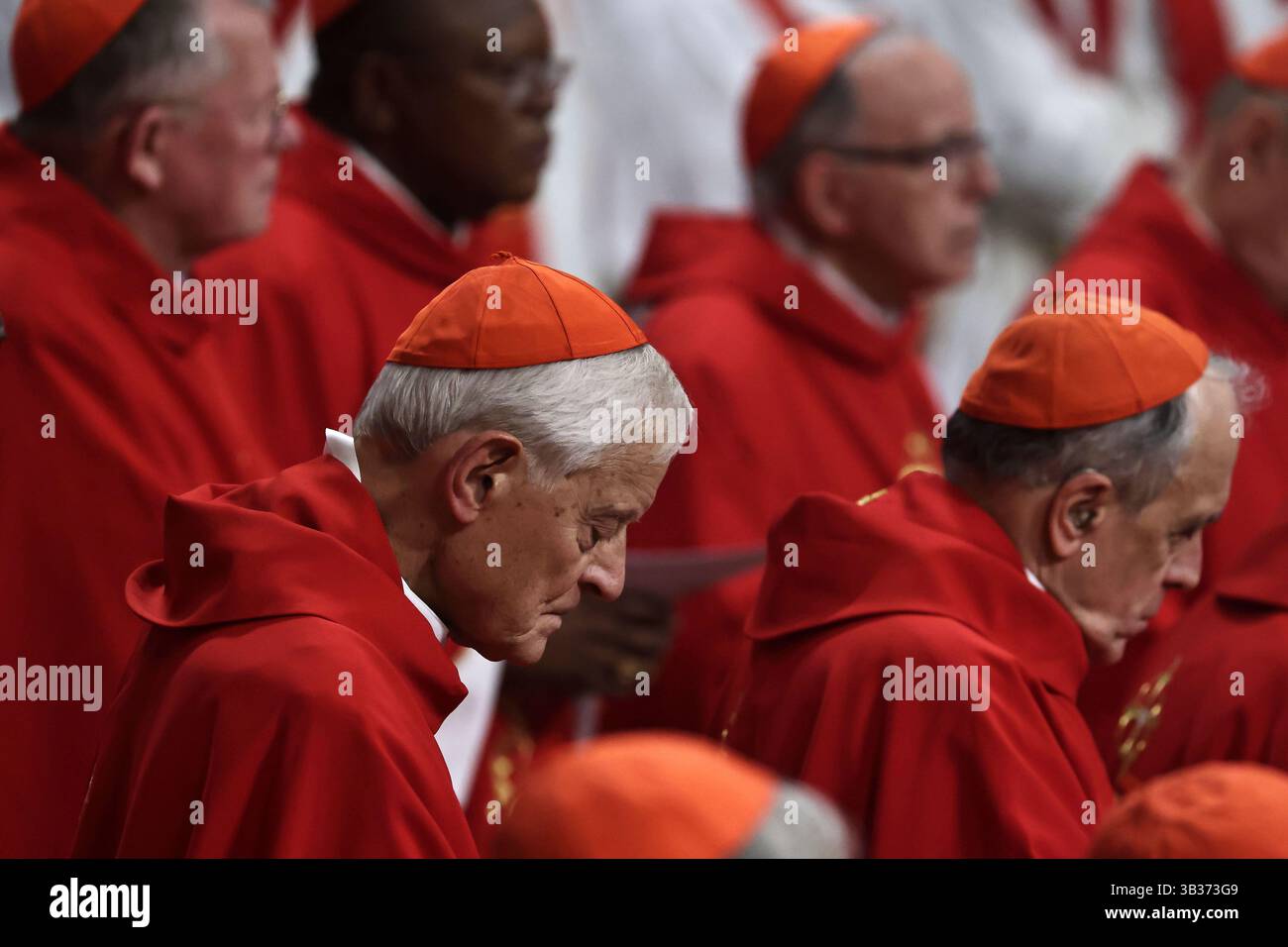 Vatican. April 28, 2025 - Vatican City. Cardinal Reina celebrates mass ...