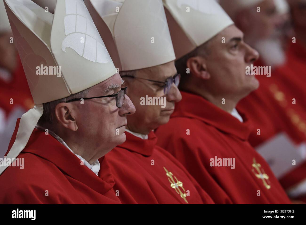 Vatican. April 28, 2025 - Vatican City. Cardinal Reina celebrates mass ...