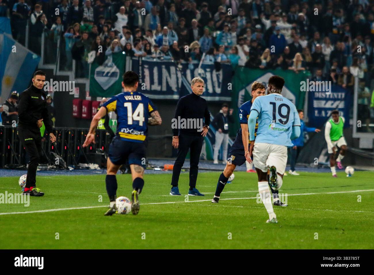 Rome, Italy. 28th Apr, 2025. Marco Baroni coach of SS Lazio during SS ...