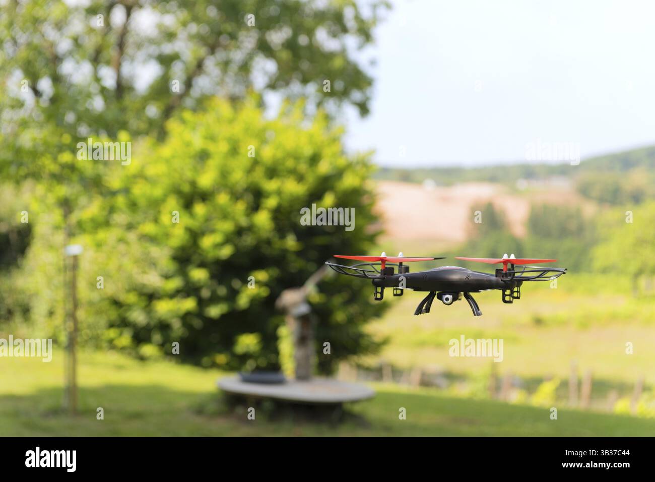 Aerial drone flies high above hi-res stock photography and images - Alamy
