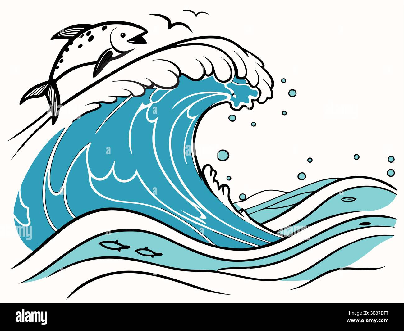 Big fish clipart hi-res stock photography and images - Alamy