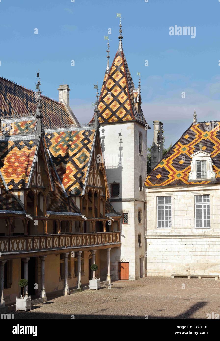 February 16, 2016 - Beaune, France - Les Hospices de Beaune, or Hotel ...