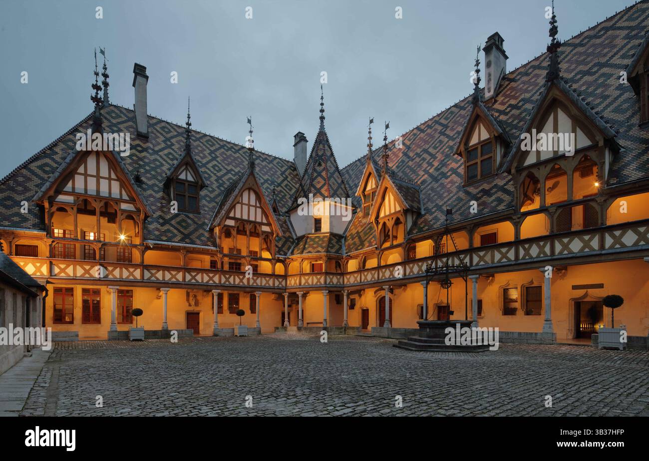 February 18, 2016 - Beaune, France - Les Hospices de Beaune, or Hotel ...