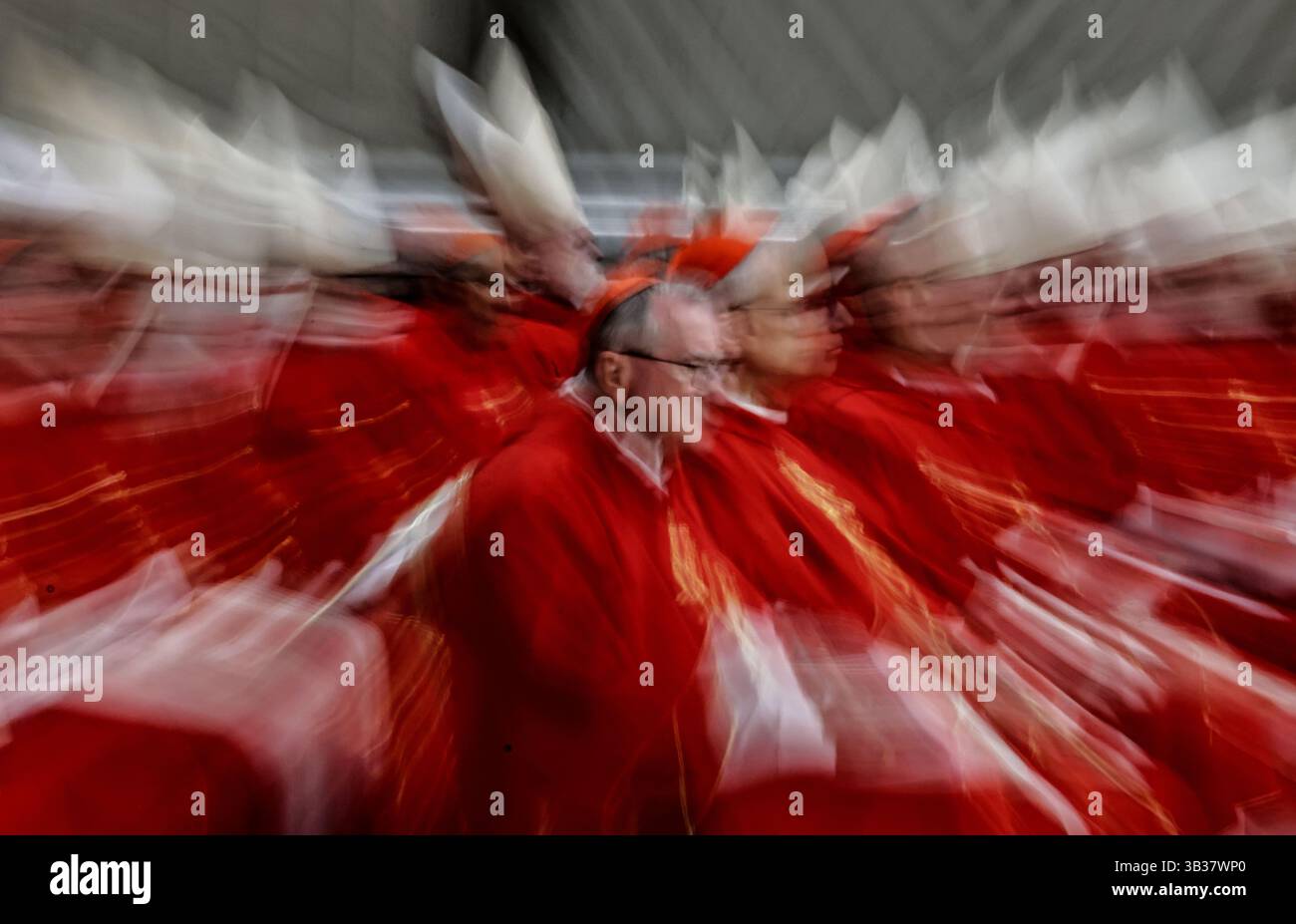 Vatican. April 28, 2025 - Vatican City. Cardinal Reina celebrates mass ...