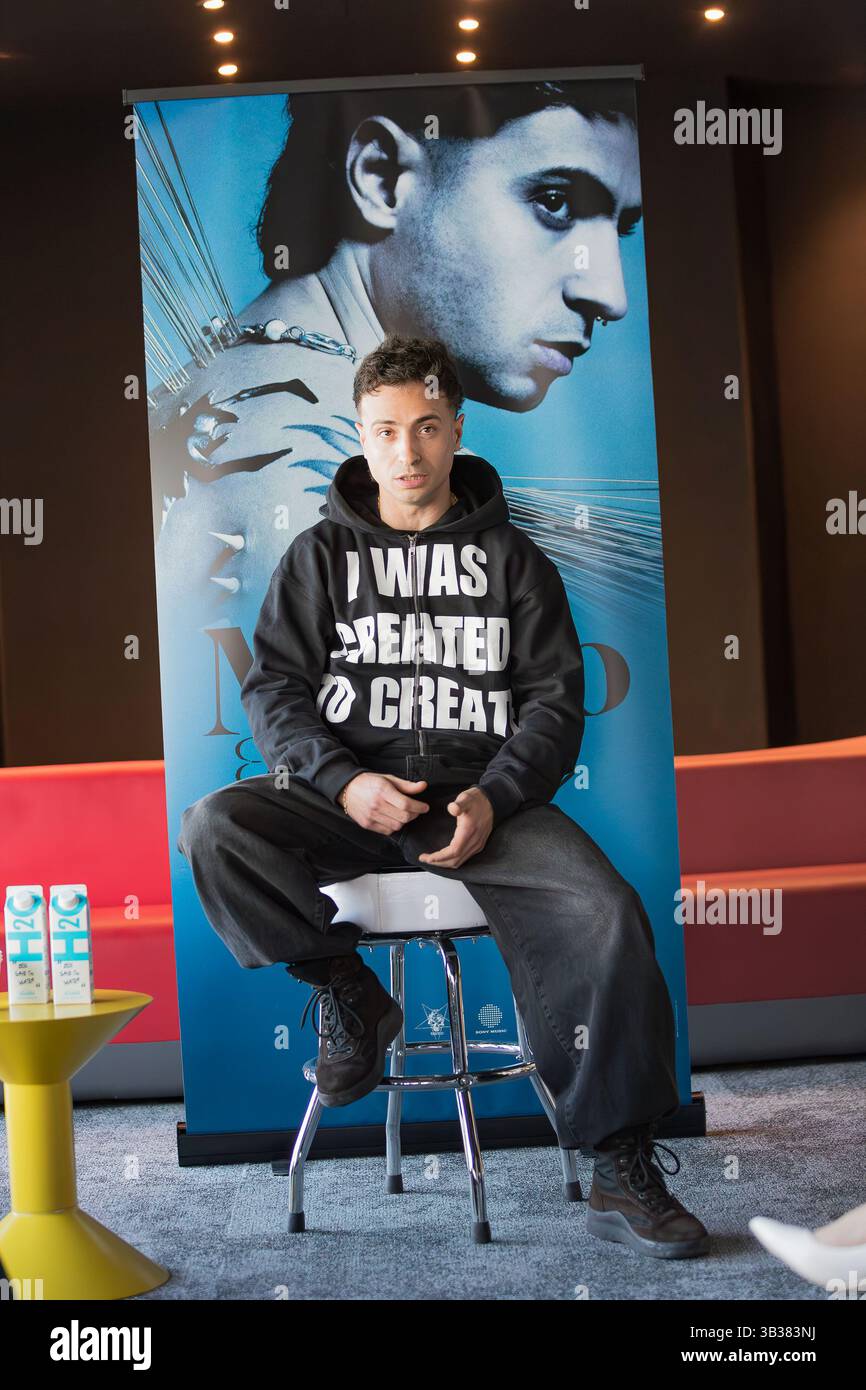 Milan, Italy. 28th Apr, 2025. Sony Music Italia, Milan, Italy, April 28 ...